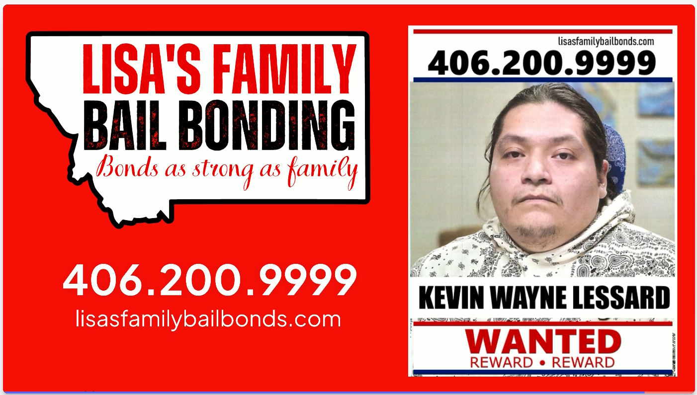 WANTED Kevin Lessard FTA Montana - REWARD 📞 400.200.9999